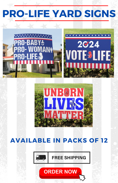 Pro-Life Sign Package of 12 with Multiple Designs and Messages ...