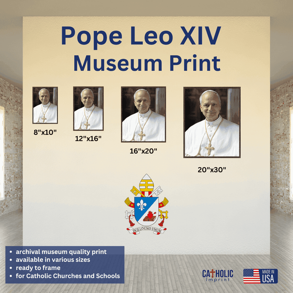 Pope Leo Print | Ready to Frame, Diocese, Church, School, Religious ...