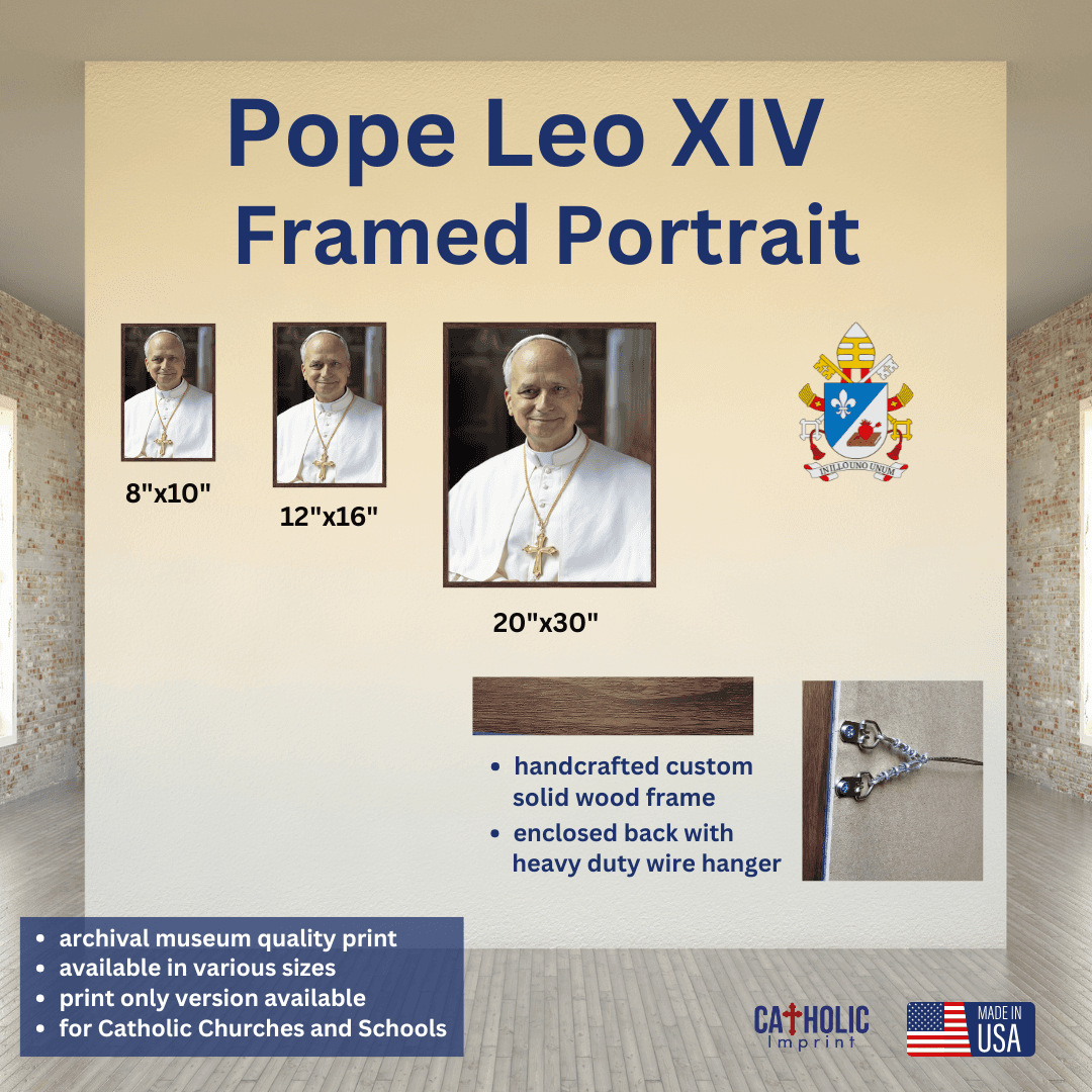 Pope Leo XIV | Ready to Frame, Diocese, Church, School, Religious – Catholic Imprint