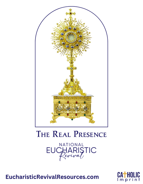 Eucharistic Revival Official Real Presence Black Mug – Catholic Imprint