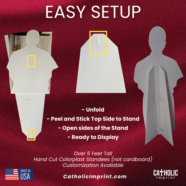 Pope Leo XIV Lifesize Standee | Schools, Churches, Diocesan Events ...